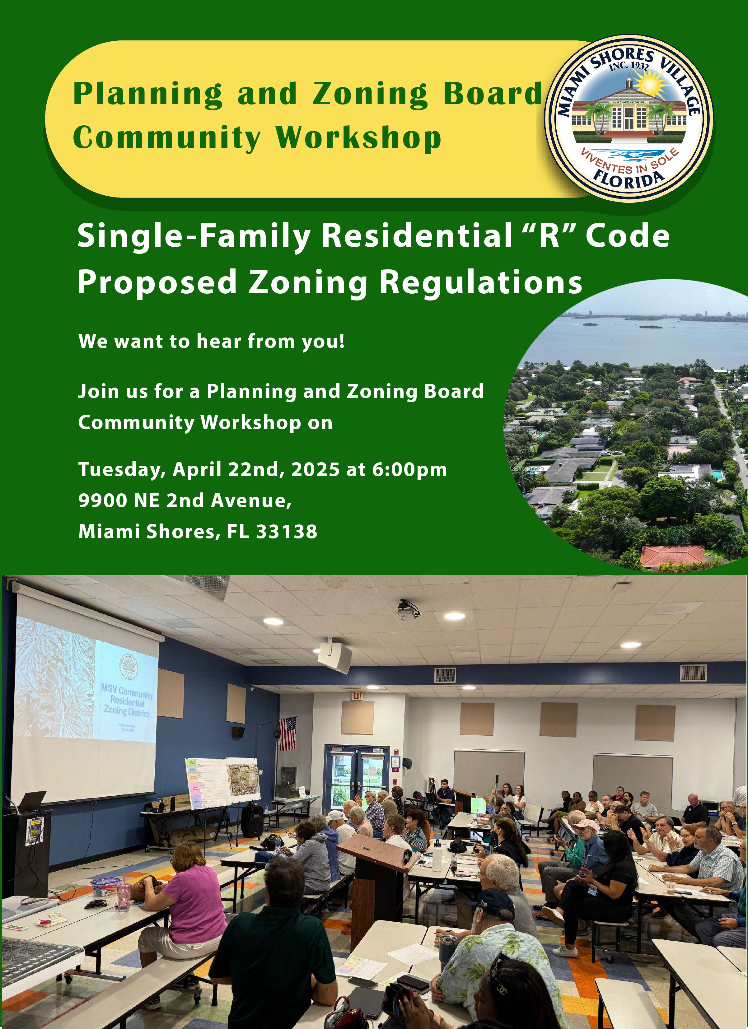 Miami Shores Florida - Planning & Zoning Board - Community Workshop